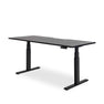 Enhance 1200mm x 600mm Electric Standing Desk – Black / Woodgrain Blac ...