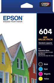 Epson 604 Multi Pack Ink Cartridge (Black, Cyan, Magenta, Yellow ...