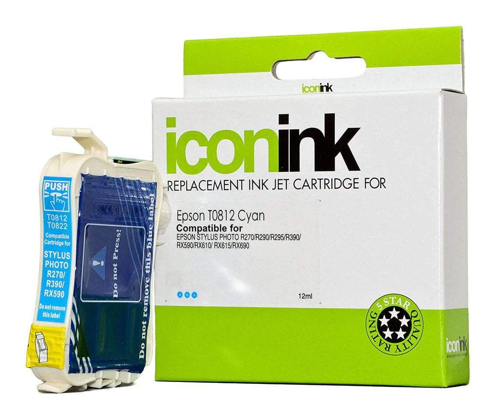 Epson 81N / T0812 Cyan Compatible Cartridge | Epson — Discount Office