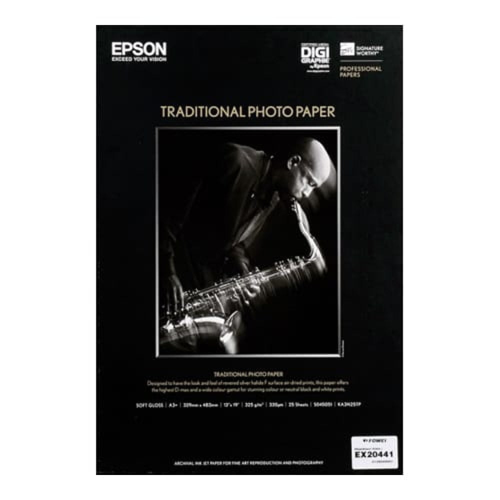 Epson A3+ Fine Art Paper Photo Paper 25 Sheets (C13S0450511) | Epson ...