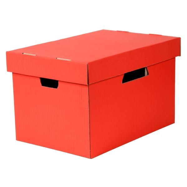 Esselte Archive Storage Box With Lid - Red | Archive & Storage ...