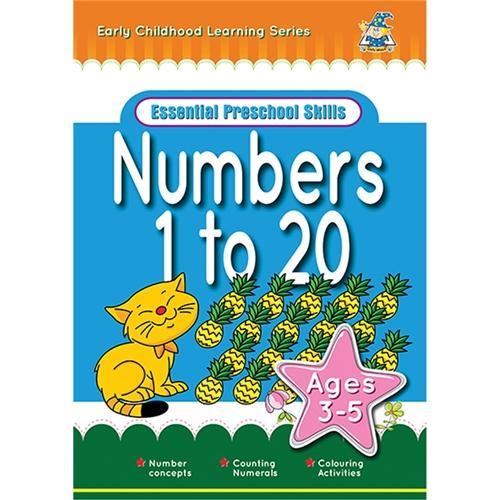 Essential Preschool Skills - Numbers 1 to 20 for 3-5 yrs (EPNO058 ...