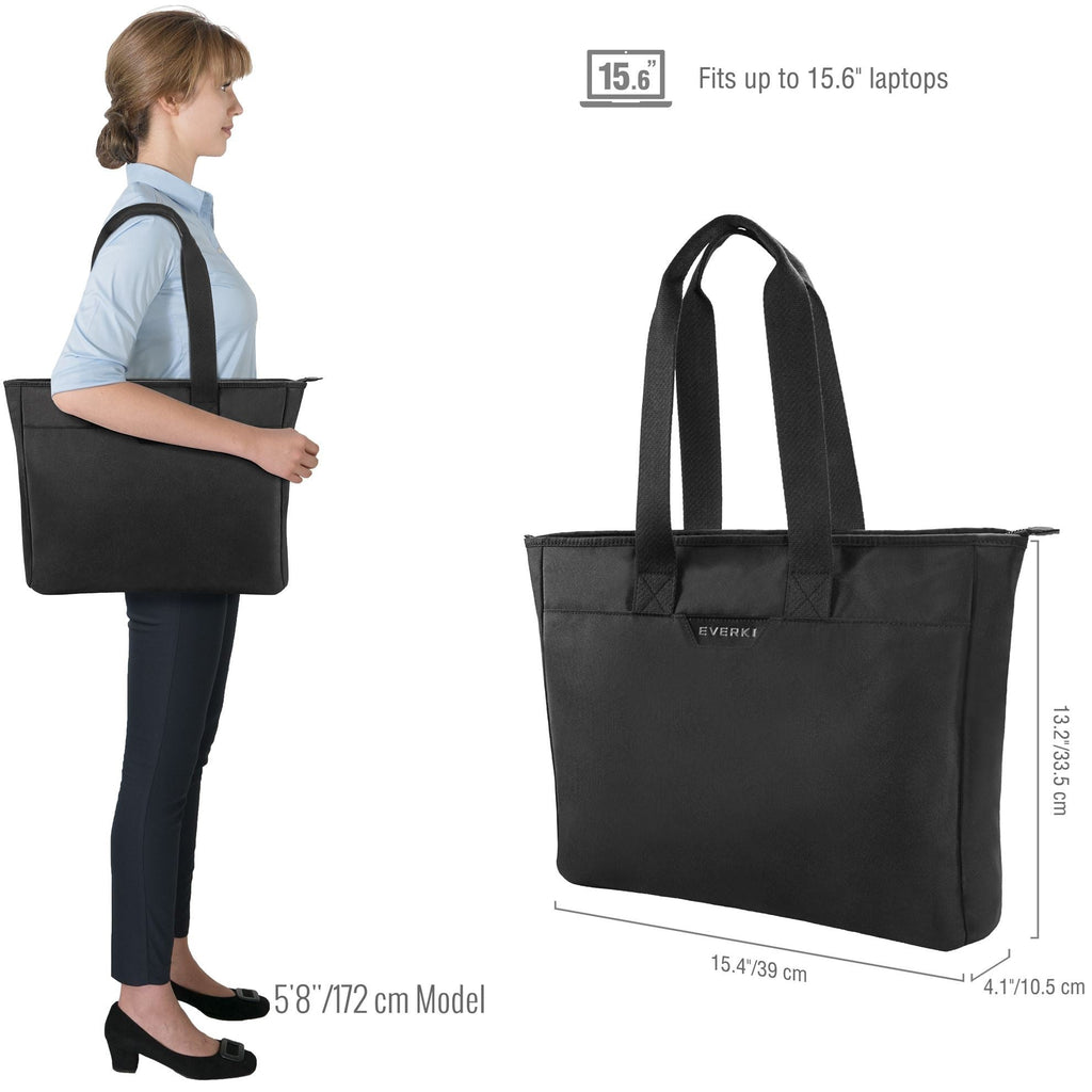 Everki Business Slim Tote Bag with Padded Pocket, Up to 15.6" Laptops ...