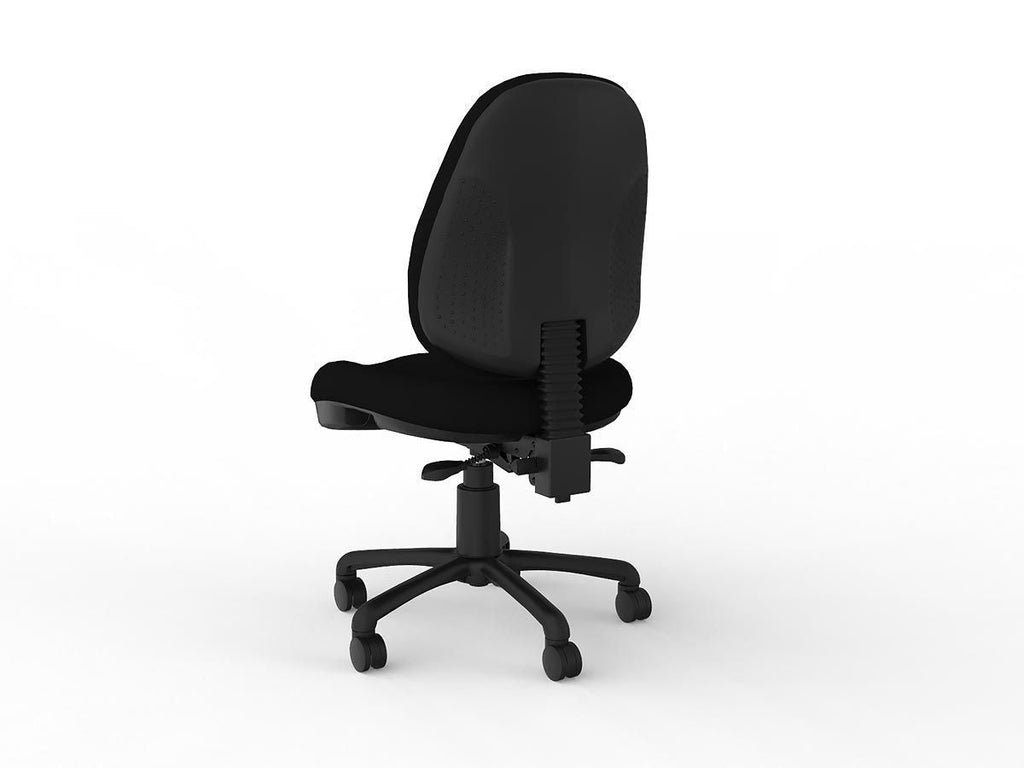 Knight's Evo 3 Lever Mega Luxe Breath Fabric Task Chair, Black ...