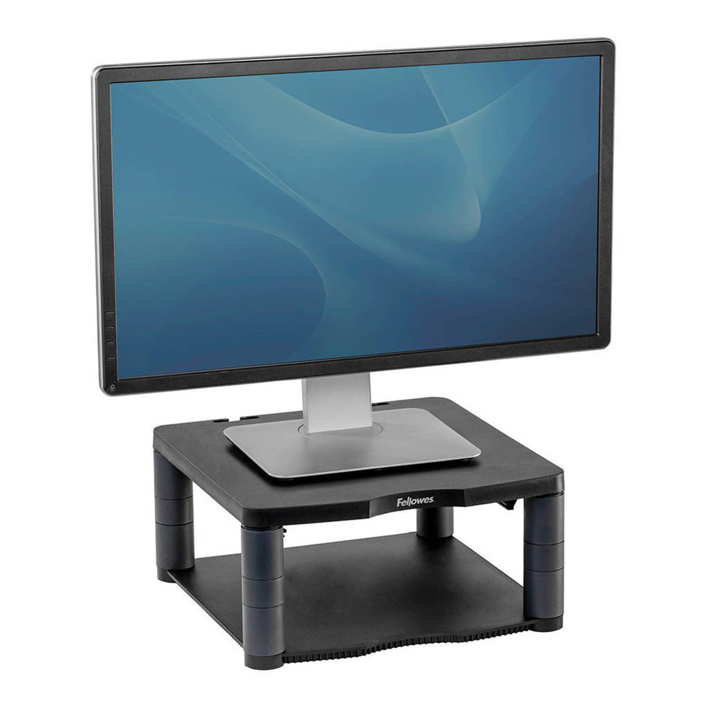 Fellowes Monitor Riser Premium Graphite | Fellowes — Discount Office