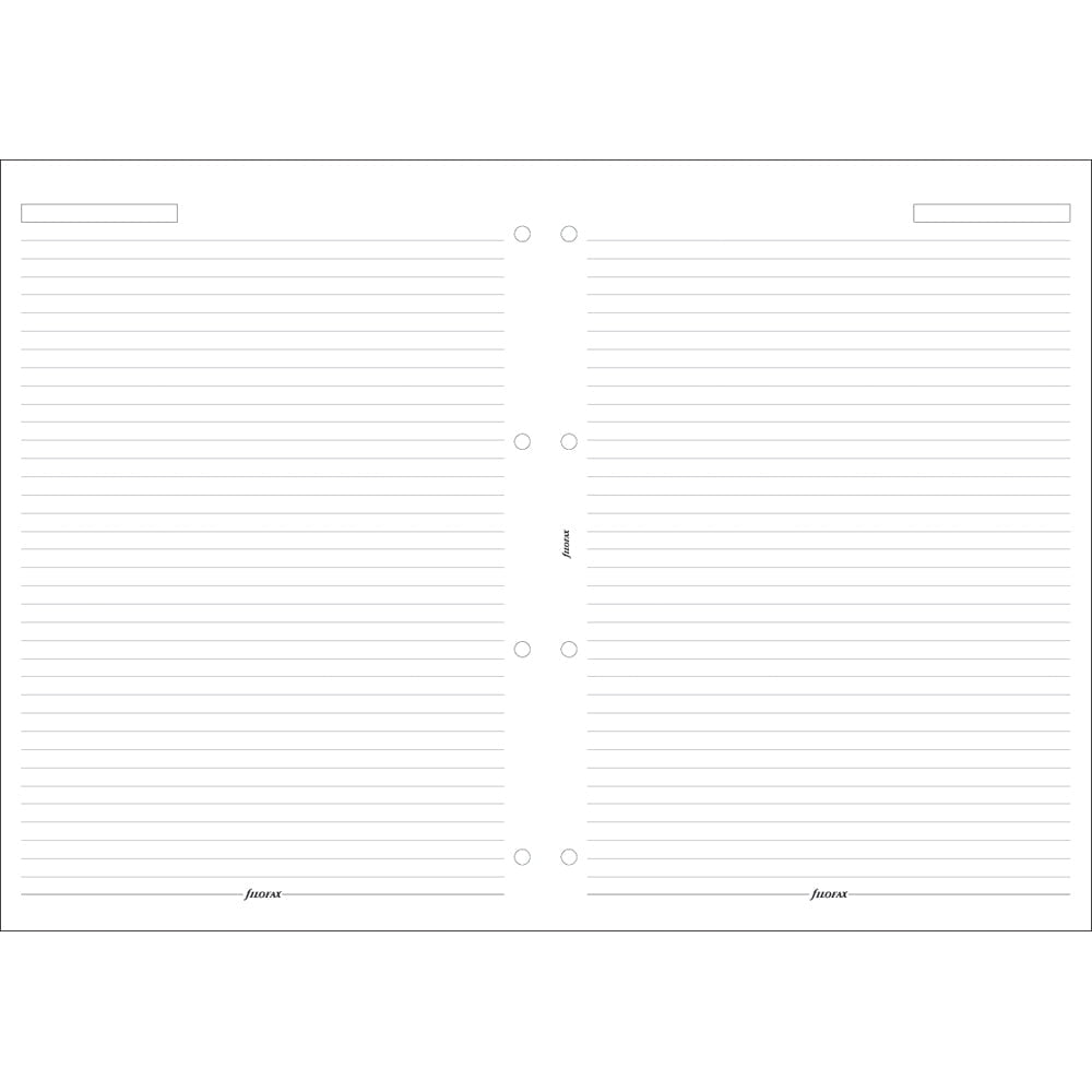 Filofax A4 White Lined Notepad Refill | Filing & Storage — Discount Office