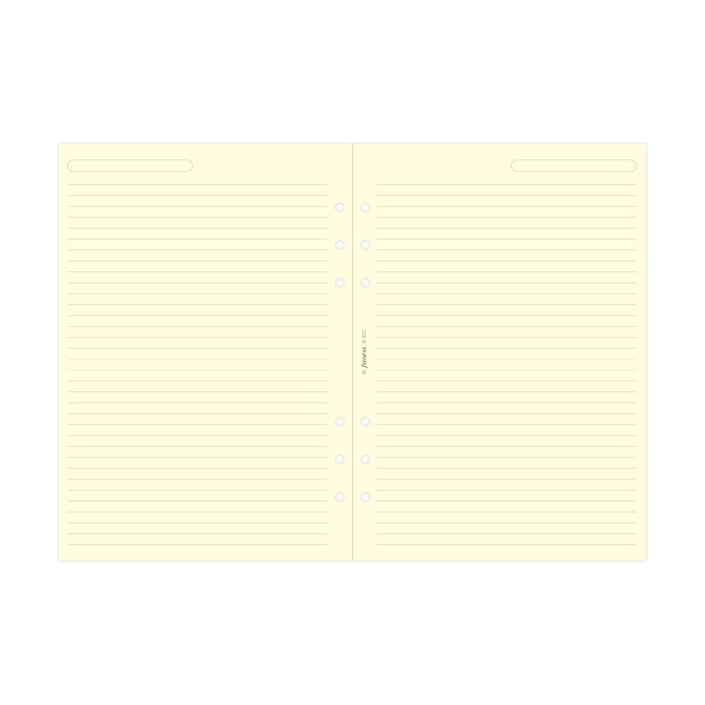 Filofax A5 Cream Lined Notepaper Refill | Filing & Storage — Discount ...