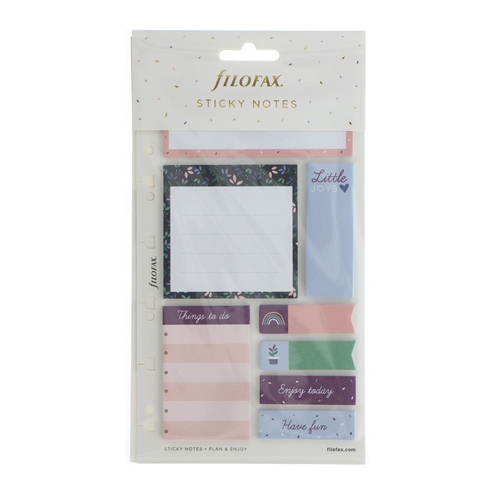 Filofax Garden Sticky Notes Pack | Desktop Essentials — Discount Office