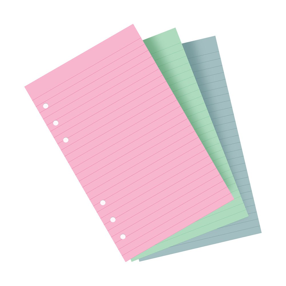 Filofax Personal Assorted Colour Notepad Refill | Desktop Essentials ...