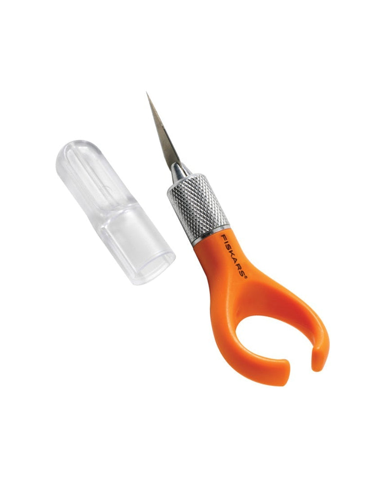 Fiskars Fingertip Craft Knife, Orange | Cutters, Knives & Blades ...