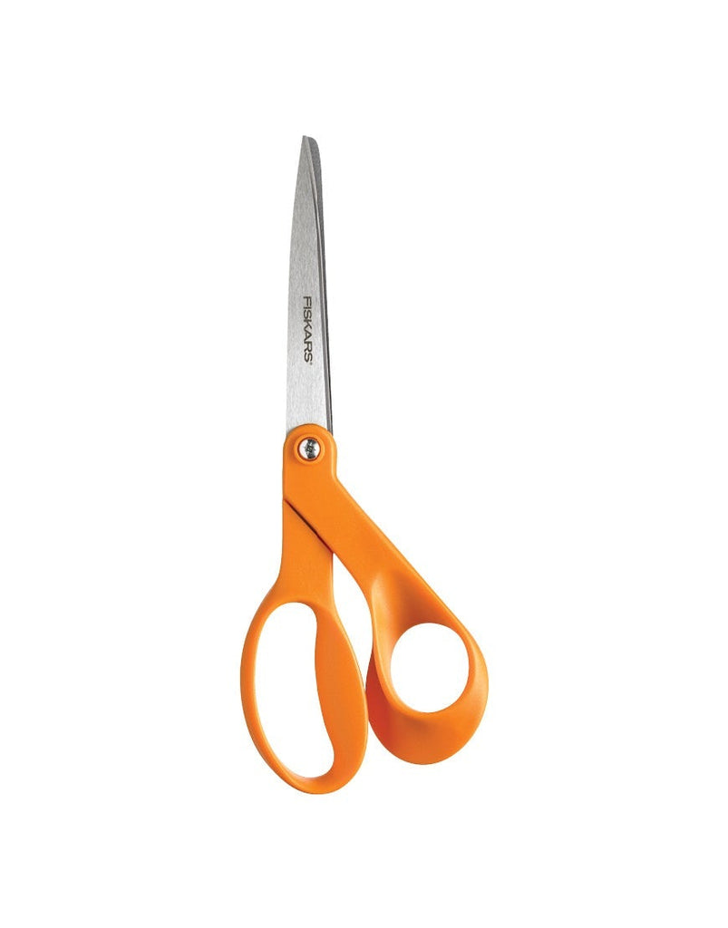Fiskars Orange Handle Offset Scissors, 8 inch, Orange | Fiskars ...