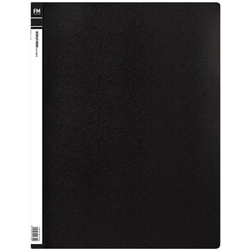 FM A3 Display Book 20 pocket Black | Art Cases & Storage — Discount Office
