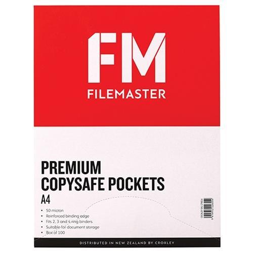FM A4 Premium Copysafe Clear Pockets 100's | Copysafe Pockets ...