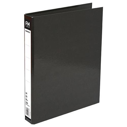 FM A4 Vivid Ring Binder 2/26 Black | Filemaster — Discount Office