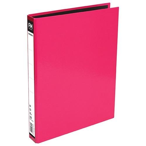FM A4 Vivid Ring Binder 2/26 Shocking Pink | Filemaster — Discount Office