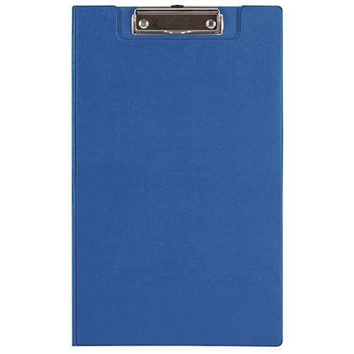 FM Foolscap PVC Clipboard + Flap Blue | Clipboards — Discount Office