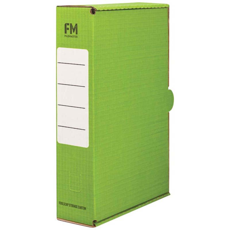 FM Storage Box Green - Foolscap | Archive & Storage — Discount Office