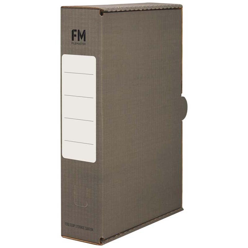FM Storage Box Grey - Foolscap | Archive & Storage — Discount Office