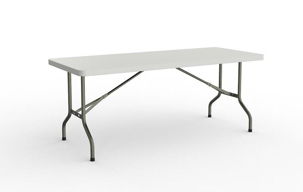 Knight's Life Folding Table with 1 Piece Solid Top 1800mm x 760mm ...