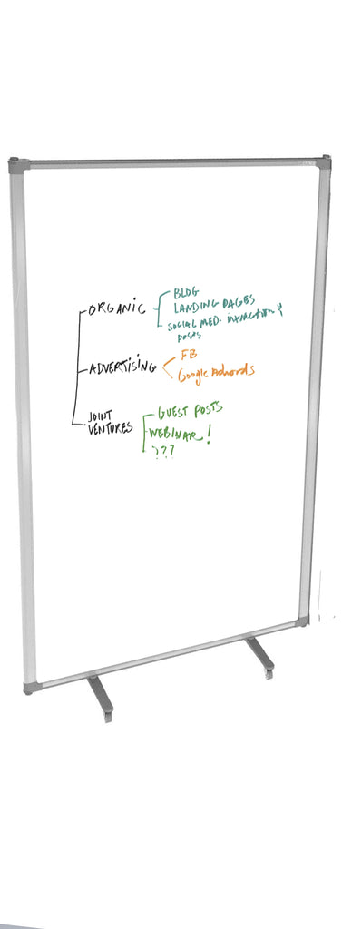 Free Standing Porcelain Whiteboard Partitions 900mm Wide x 1800mm High ...