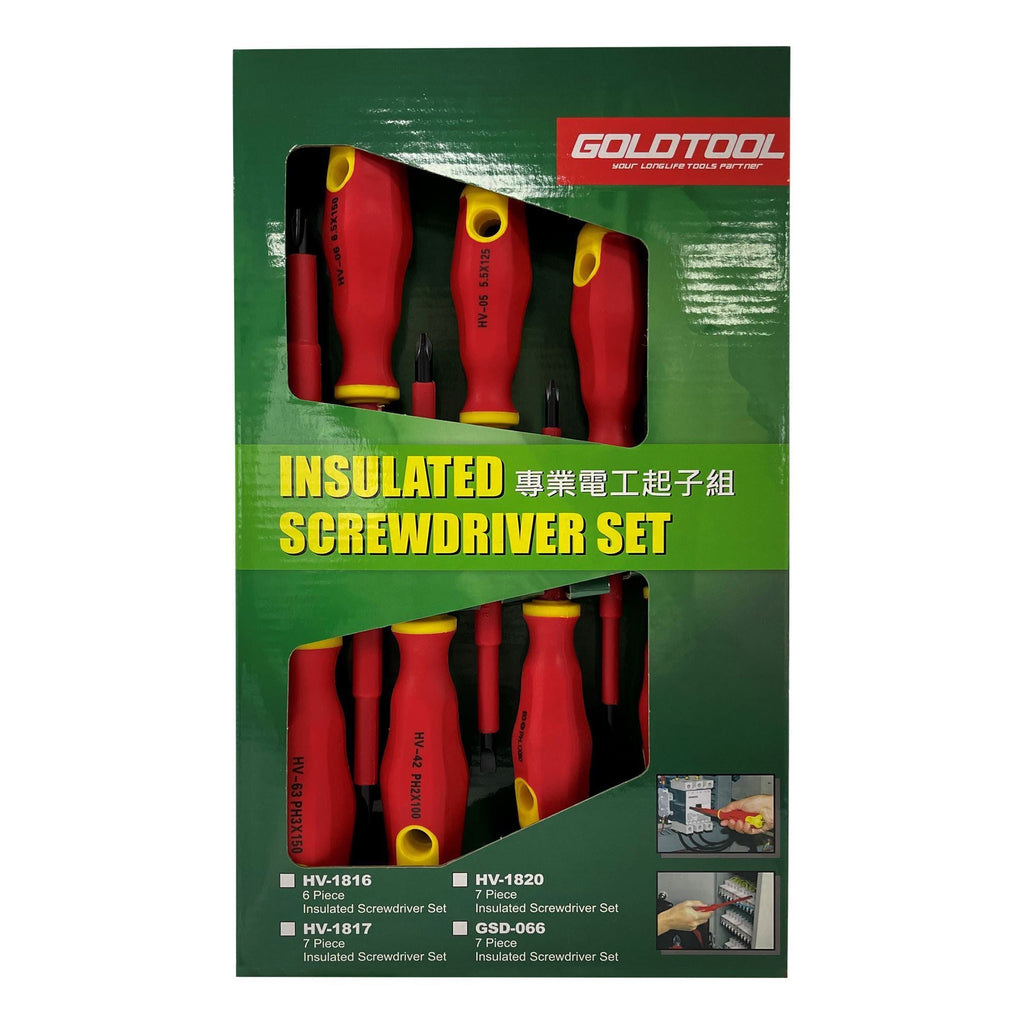 Goldtool 8-Piece Electrical Insulated Screwdriver Set | Newest Products ...