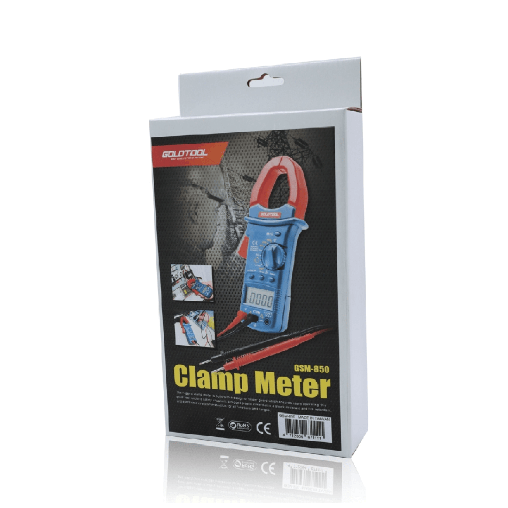 Goldtool Rugged Clamp Meter Tester, Shock Resistant Plastic Case ...