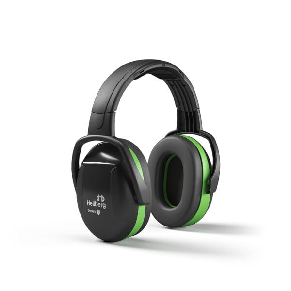 Hellberg Secure S1H Green Headband Earmuff, Class 4, SNR27 | Earmuffs ...