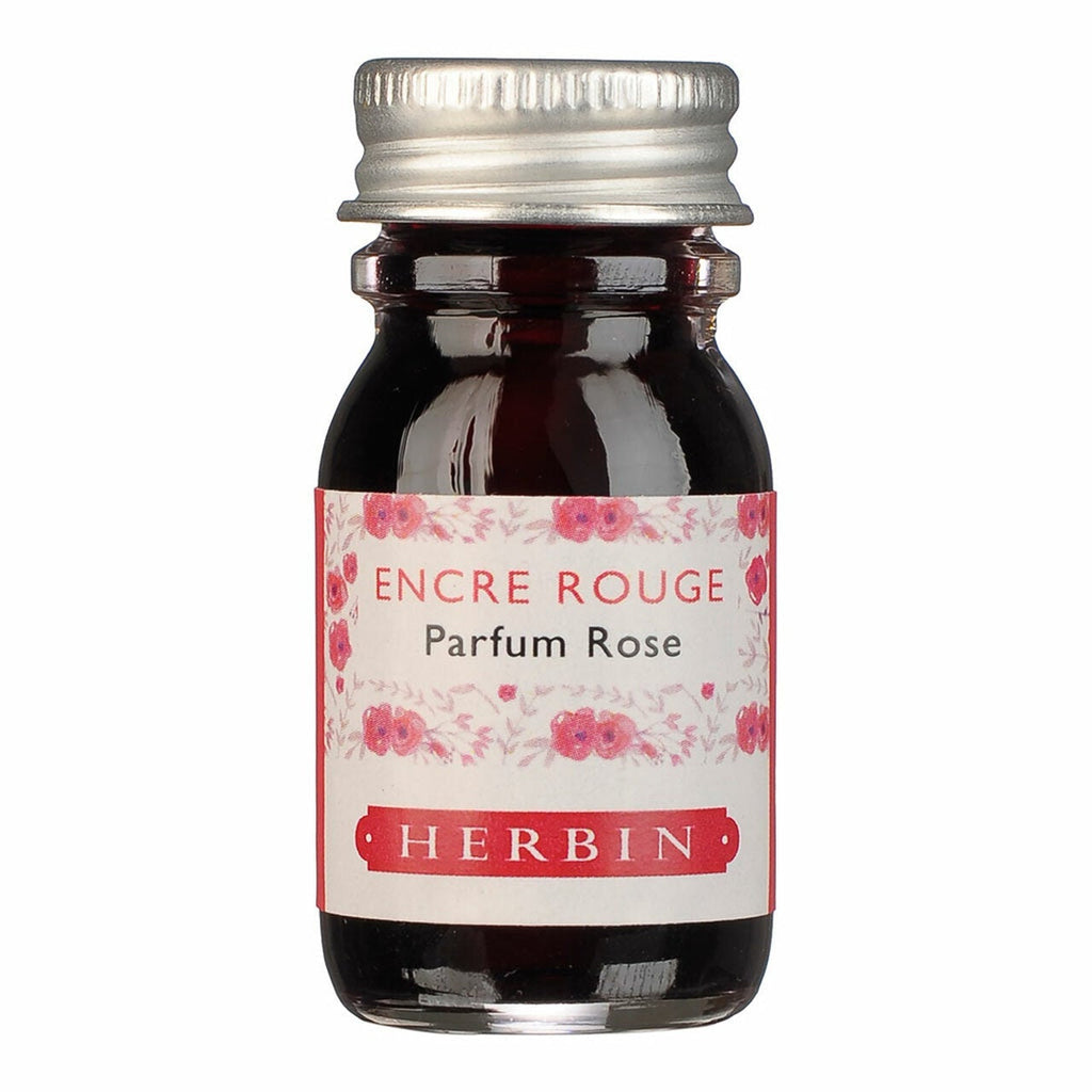 Herbin Scented Ink 10ml Red, Rose Scent | Art Supplies — Discount Office