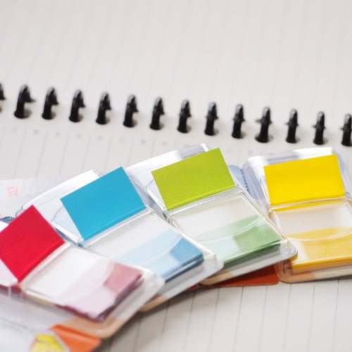 Hopax Sticky Flags Red 45 x 25mm | Desktop Essentials — Discount Office