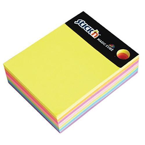 Hopax Sticky Notes Neon Colours 76 x 101mm | Desktop Essentials ...