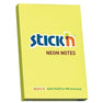 Hopax Sticky Notes Neon Lemon 76 x 51mm (21132) | Desktop Essentials ...