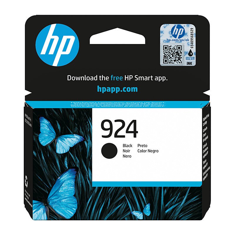 HP 924 Black Genuine Ink Cartridge (4K0U6NA) | HP — Discount Office