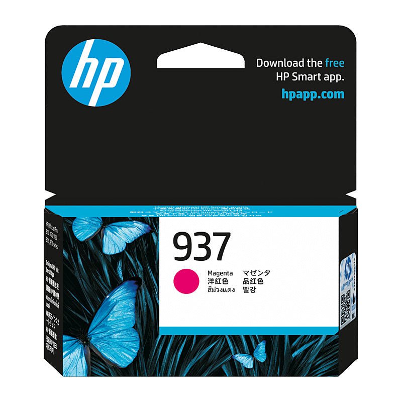 HP 937 Magenta Genuine Ink Cartridge (4S6W3NA) | HP — Discount Office