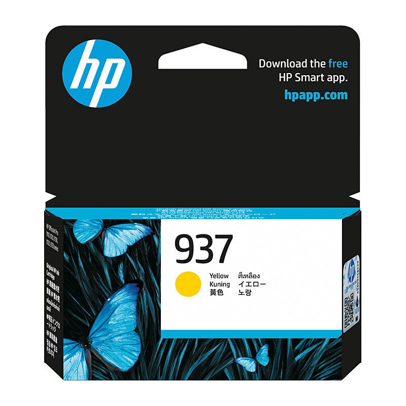 HP 937 Yellow Genuine Ink Cartridge (4S6W4NA) | HP — Discount Office