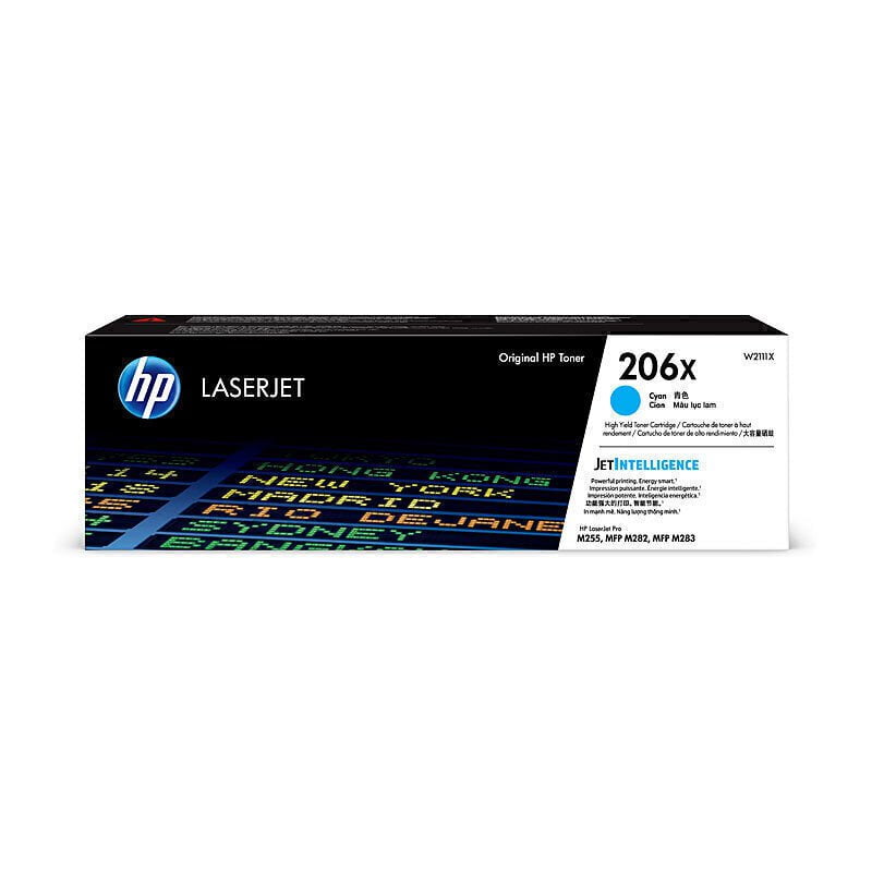 HP Genuine 206X Cyan LaserJet Toner (W2111X) | HP — Discount Office