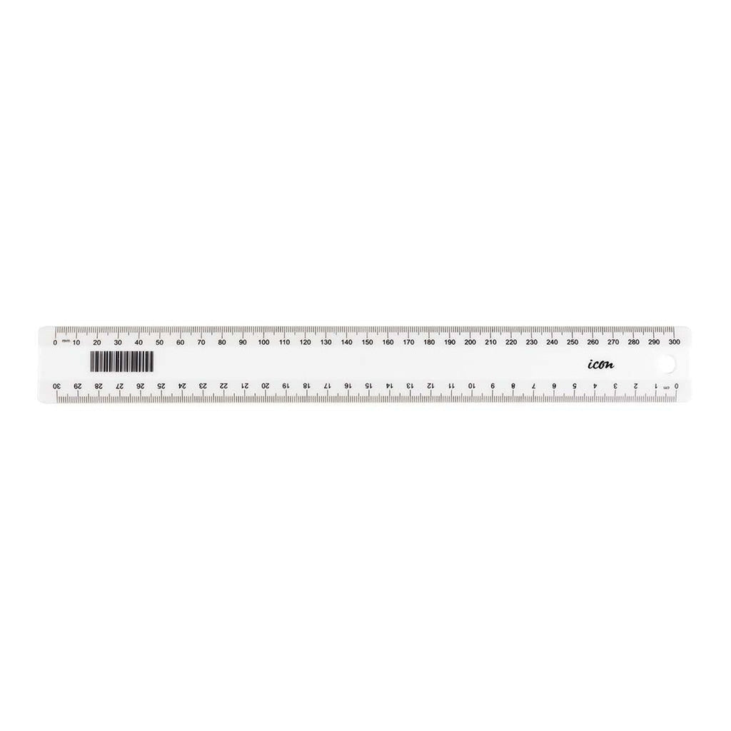 Icon 30cm White Ruler x 25 pieces | Newest Products — Discount Office