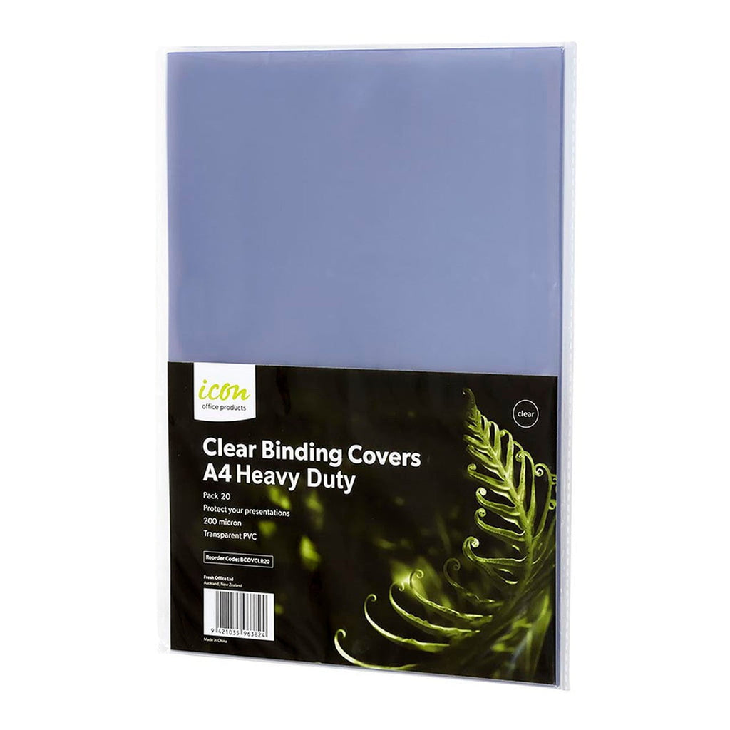 Icon A4 Clear Binding Cover 200mic x 20's pack | Newest Products ...