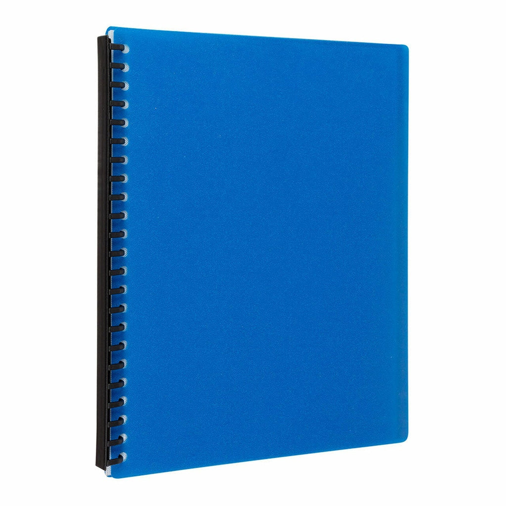 Icon A4 Refillable Display Book 20 Pocket Blue | Display Books ...