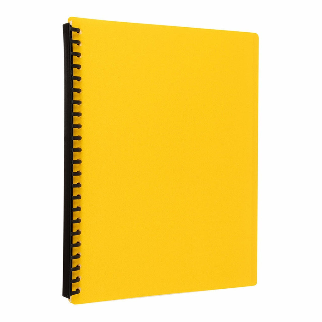 Okin A4 Refillable Display Book 20 Pocket Yellow | Display Books ...