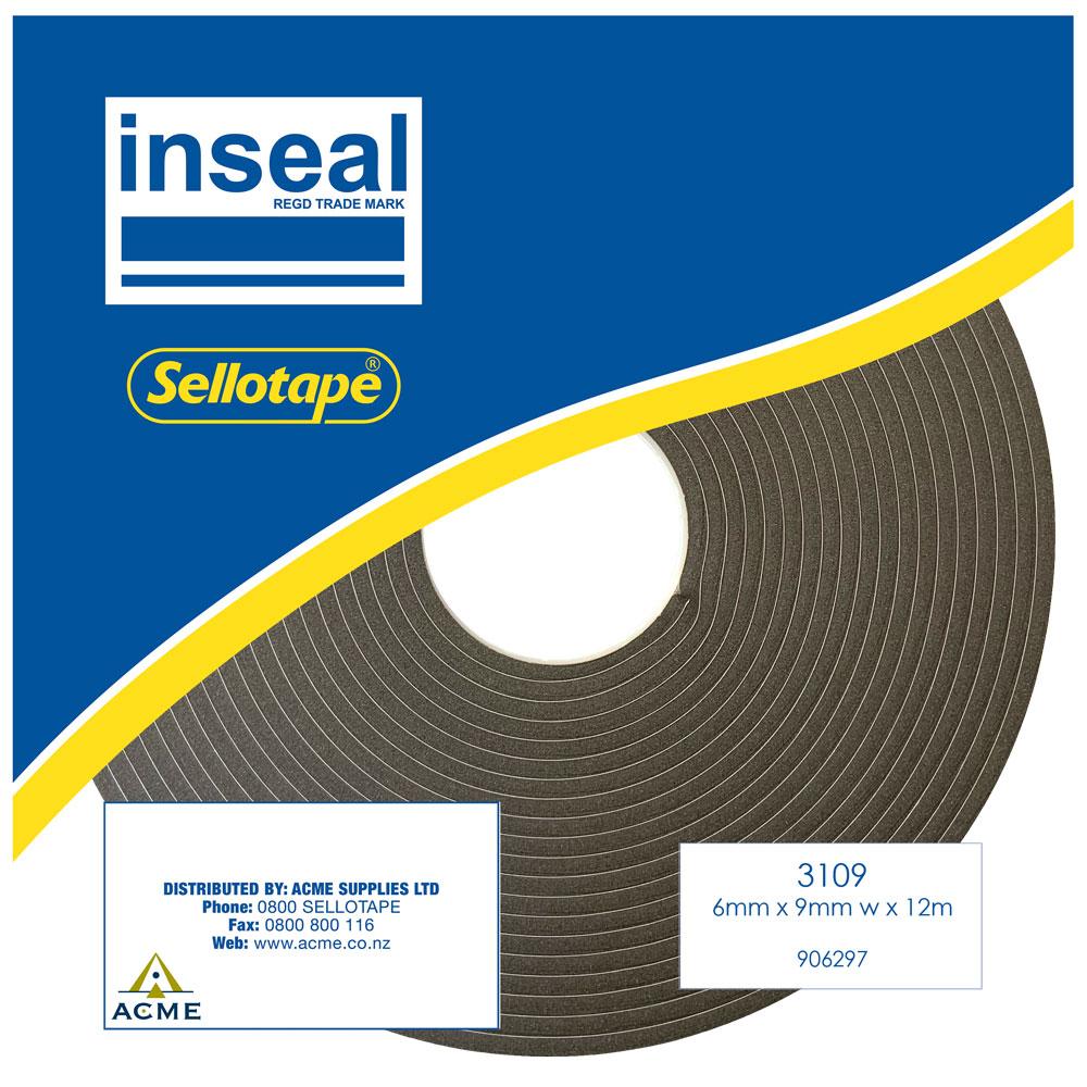 Inseal 3109 Tape 6mmT x 9mmW x 12mt | Adhesives, Tapes & Dispensers ...