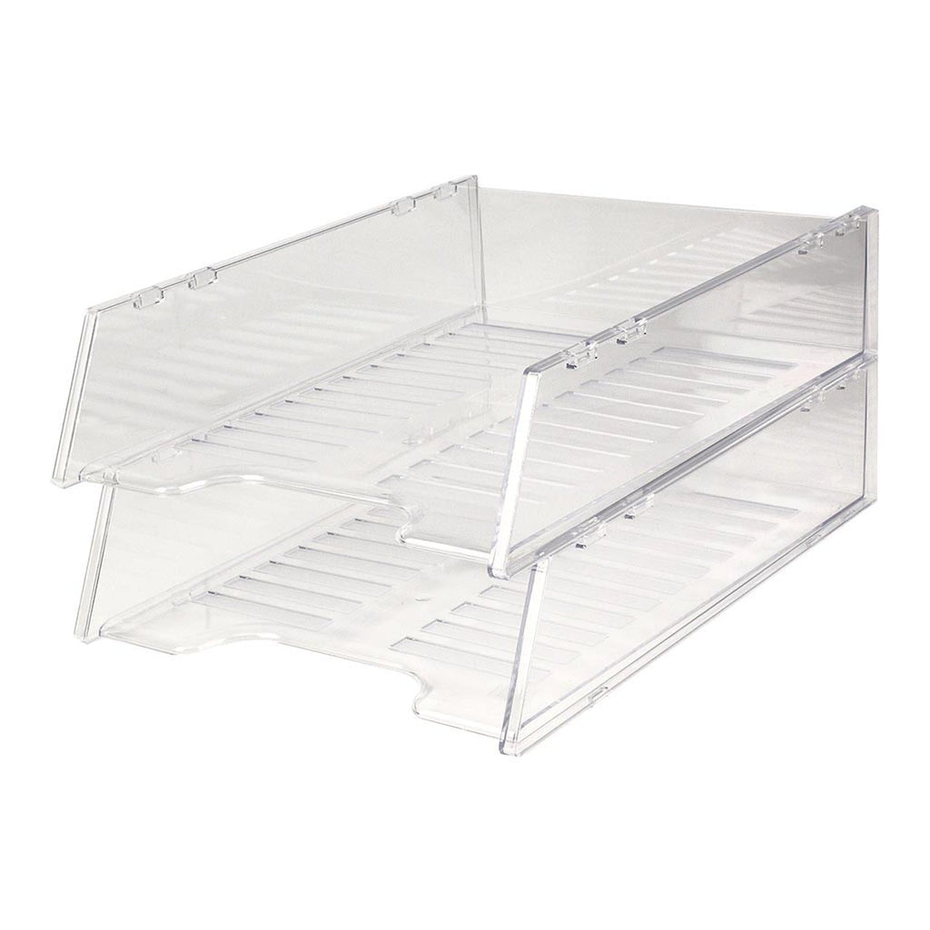 Italplast A4 Document / Letter Tray Clear | Desk & File Organisers ...