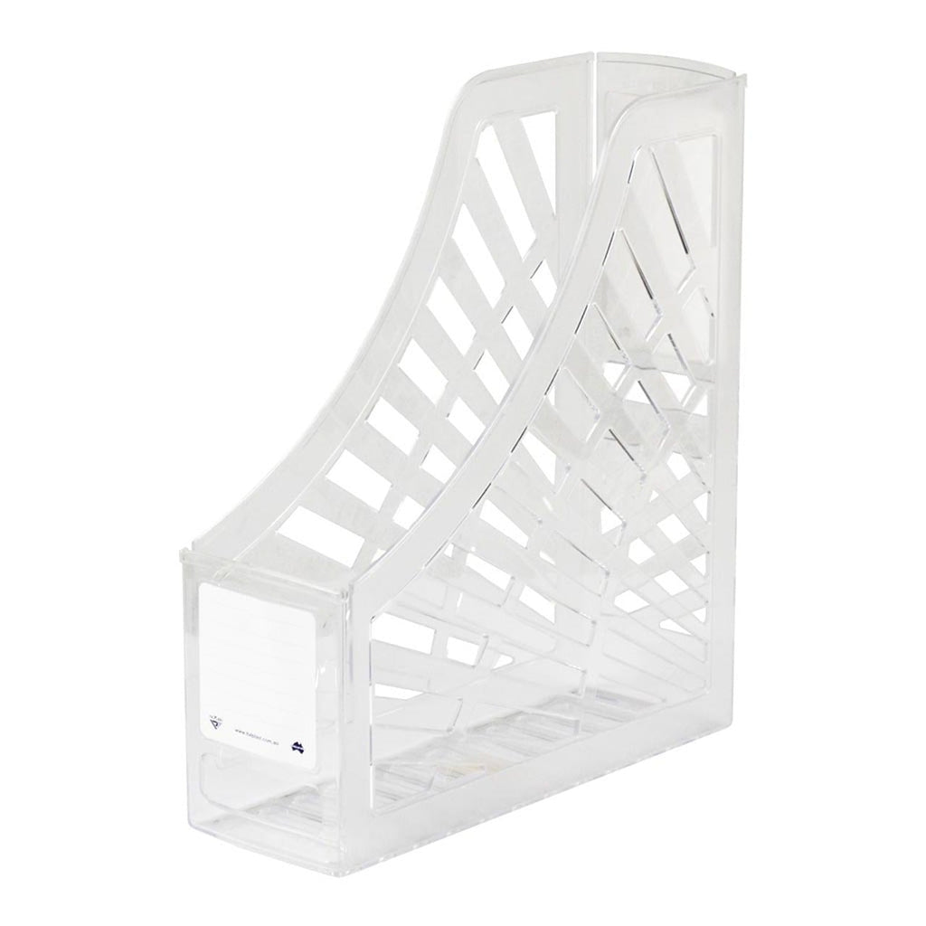 Italplast Magazine Holder Clear | Archive & Storage — Discount Office