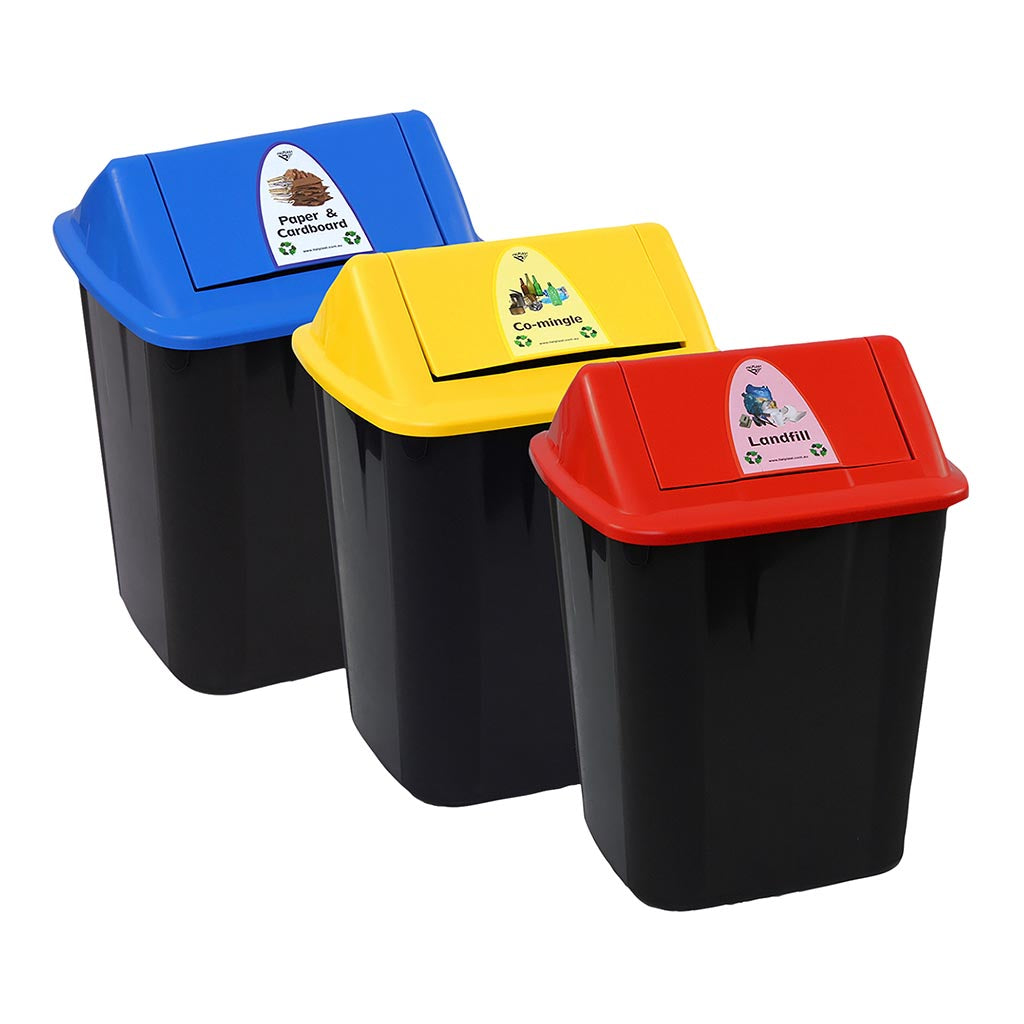 Italplast Waste Separation Bin, 32L, Bundle of 3 | Newest Products ...