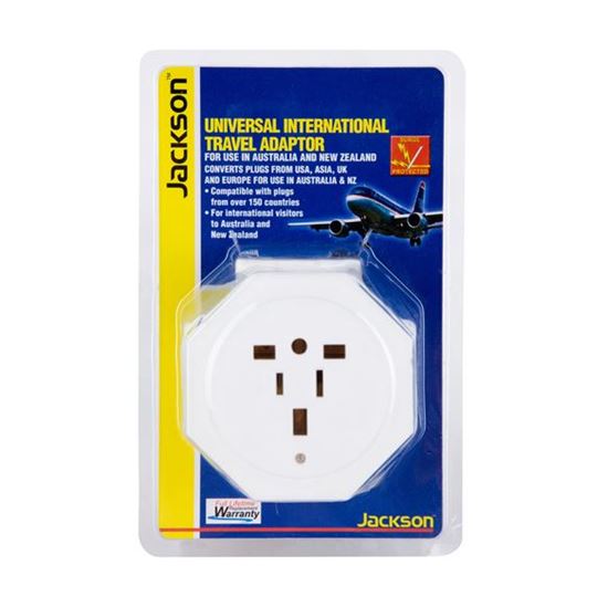 Jackson Inbound Travel Adaptor with Surge Protection, Converts US/UK a ...