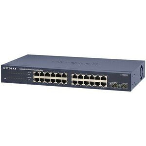 JGS524 ProSafe 24 Port Gigabit Switch Rackmount 10/100/1000Mbps 48Gbps ...