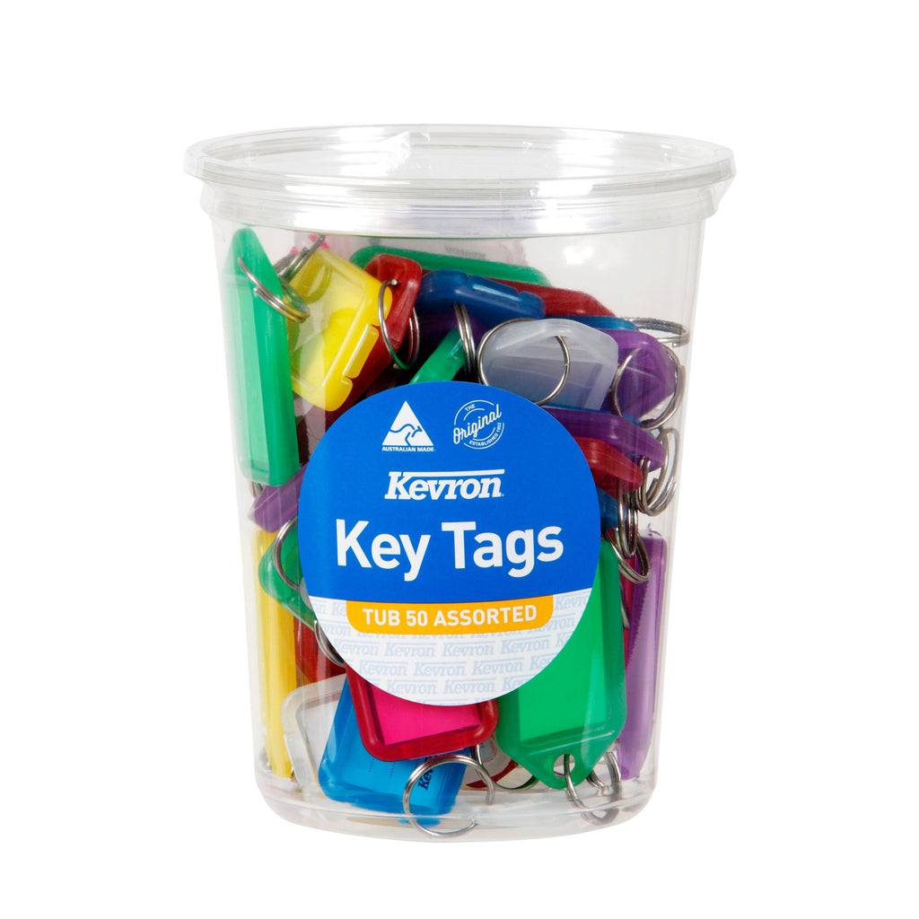 Kevron Key Tag Assorted 50's Pack | ID Card Holders, Key Tags ...