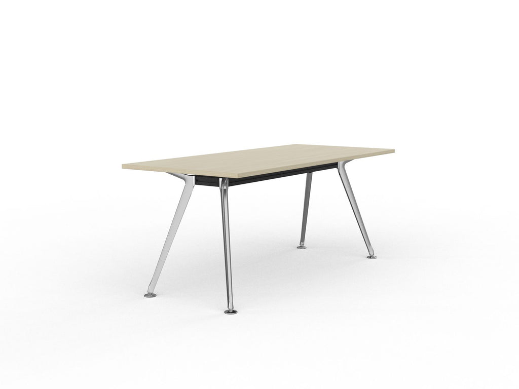 Knight's Team Boardroom Table 1800mm x 900mm, Rectangle, Chrome Frame ...