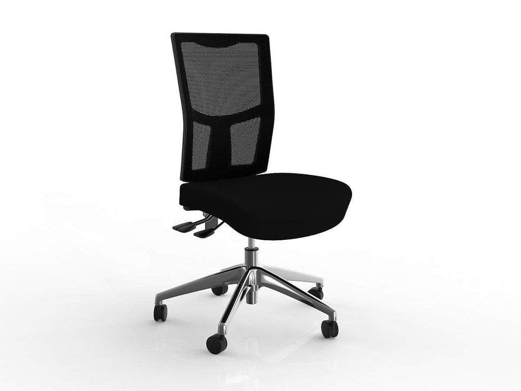 Knight's Urban Mesh Highback Ergonomic Chair Chrome Base, Assembled ...