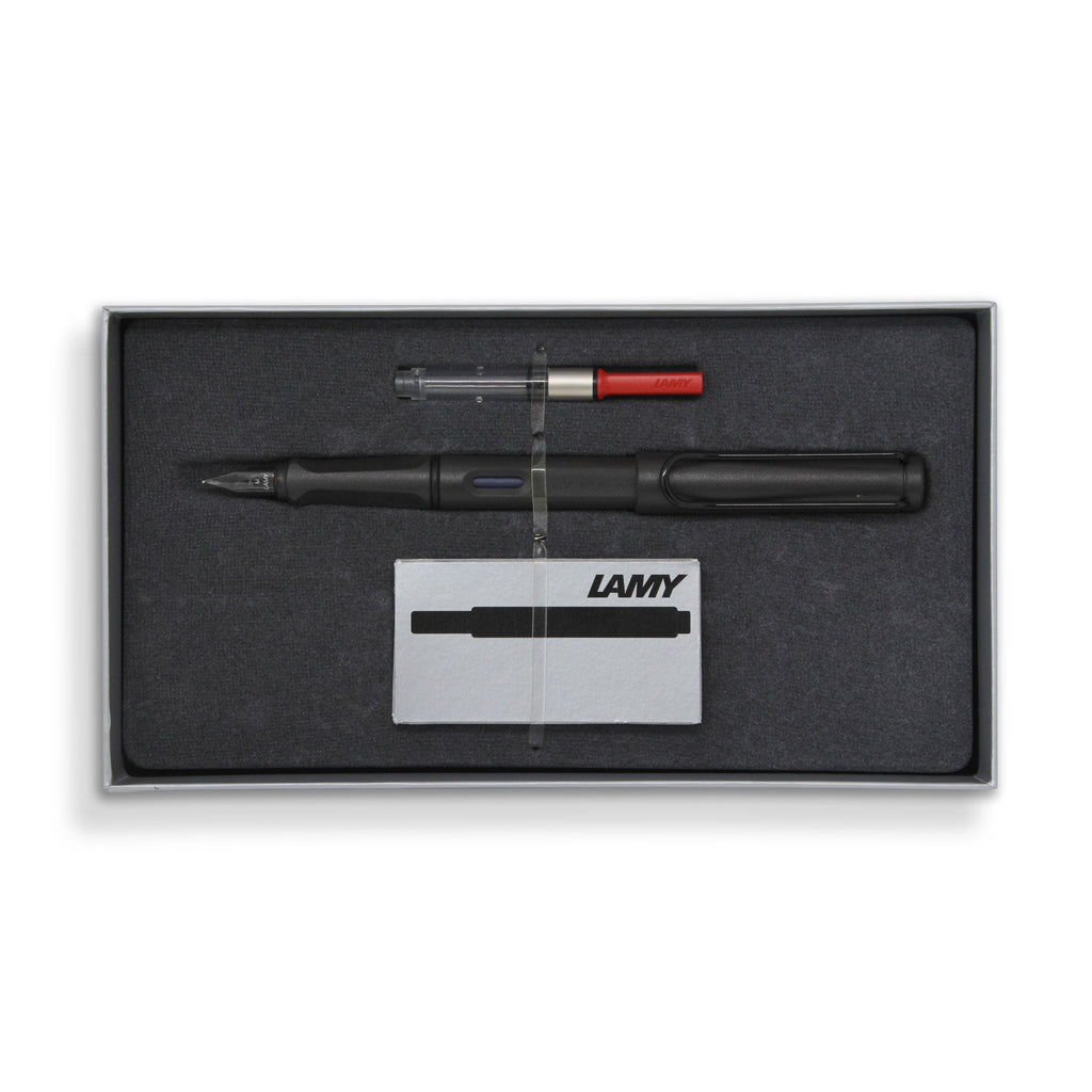 Lamy Fountain Pen Gift Set - Charcoal Barrel | Fountain Pens — Discount ...