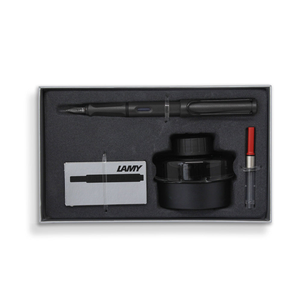 Lamy Fountain Pen Gift Set Charcoal E193 | Fountain Pens — Discount Office